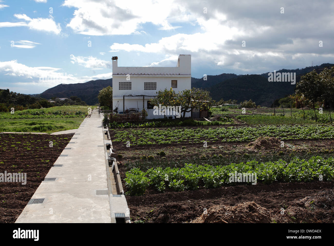 Spanish country house Stock Photo - Alamy