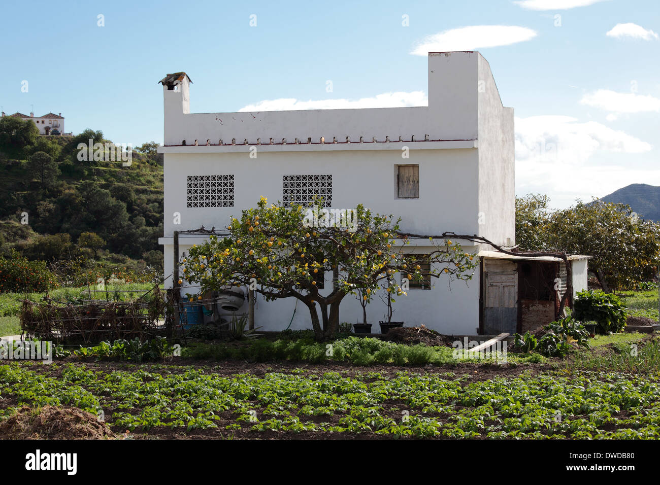 Spanish country house Stock Photo - Alamy