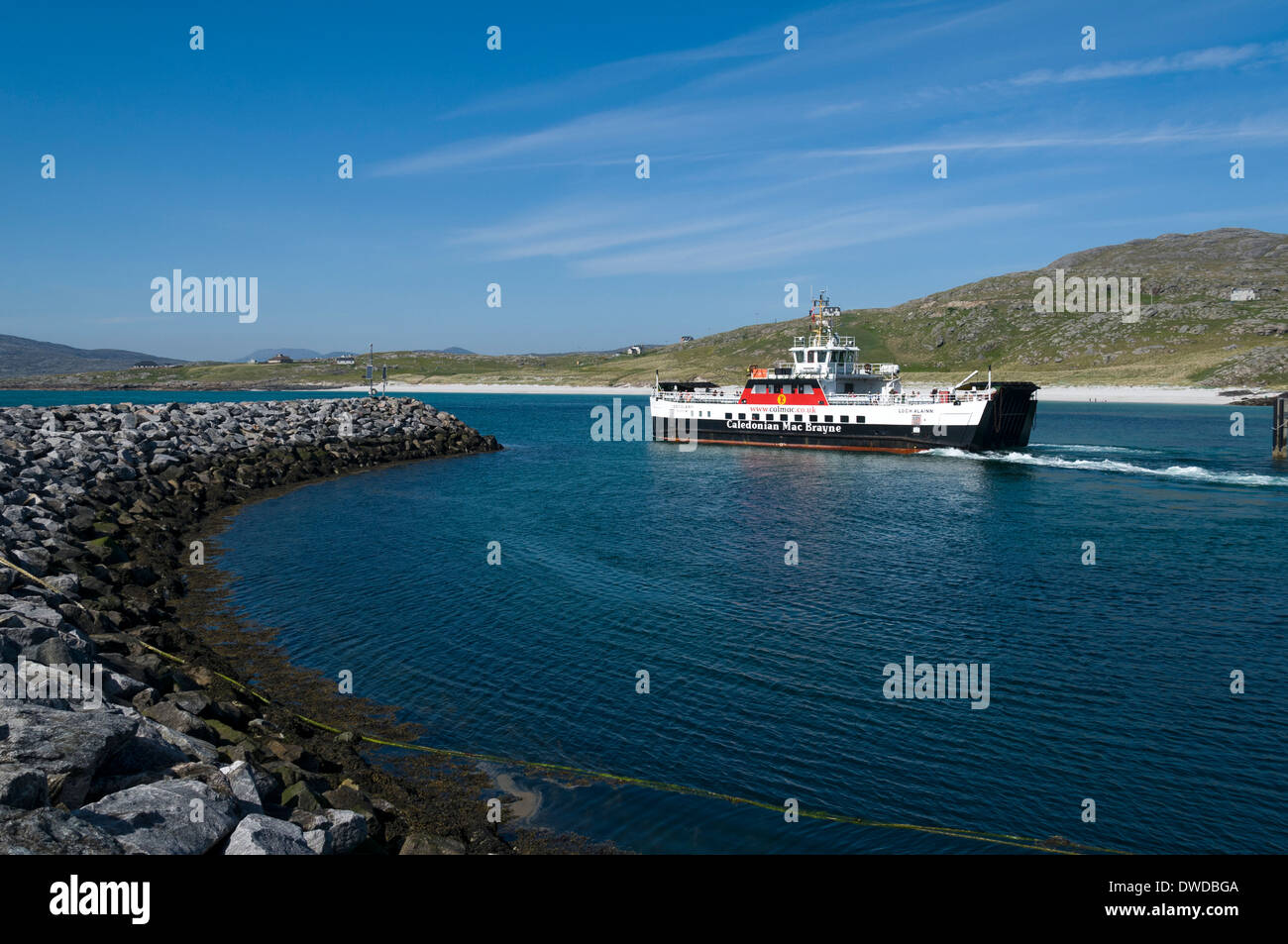 The Caledonian Macbrayne ferry the 'Loch Alainn', leaving the Island of ...