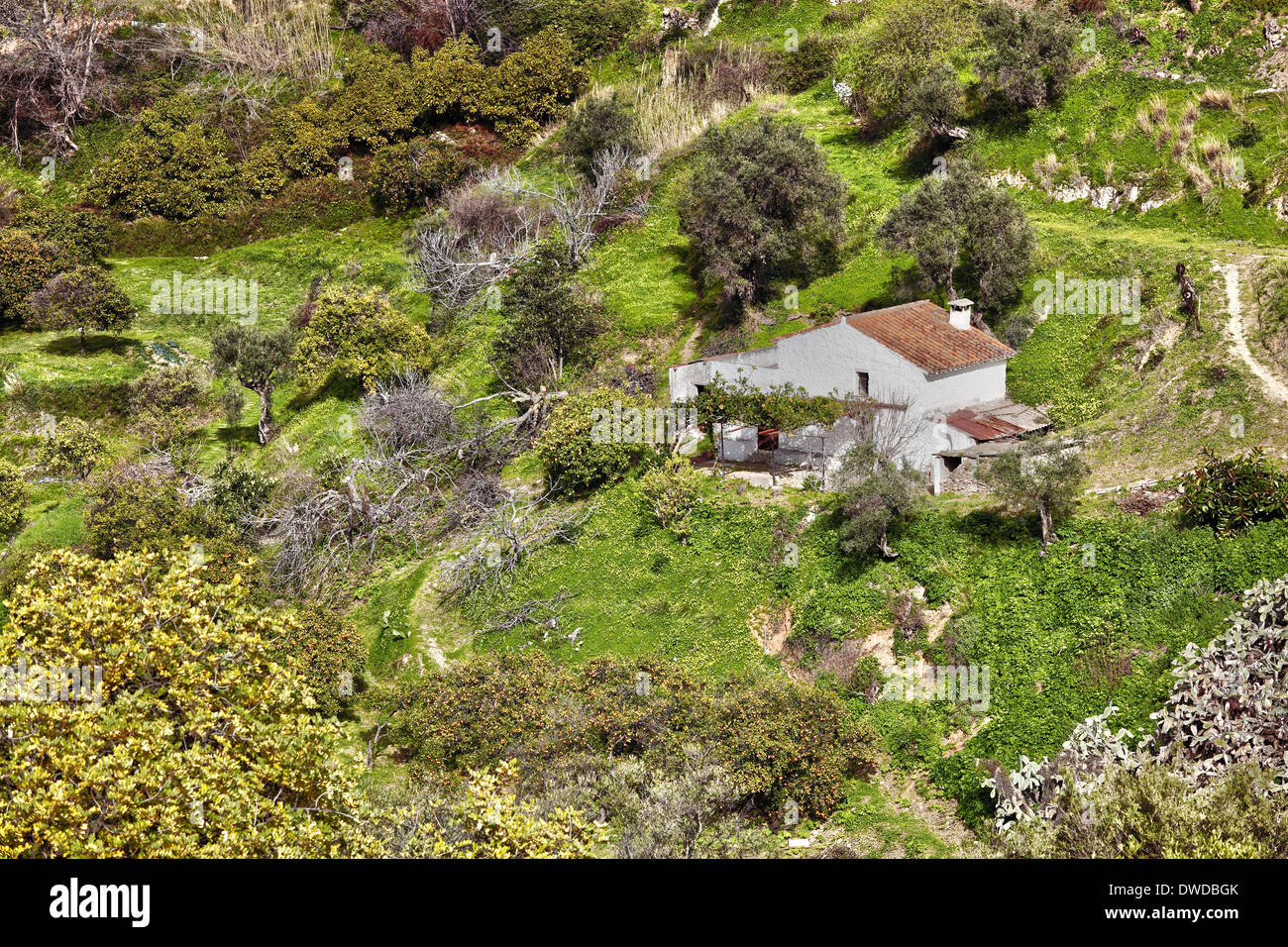 Spanish country house Stock Photo - Alamy