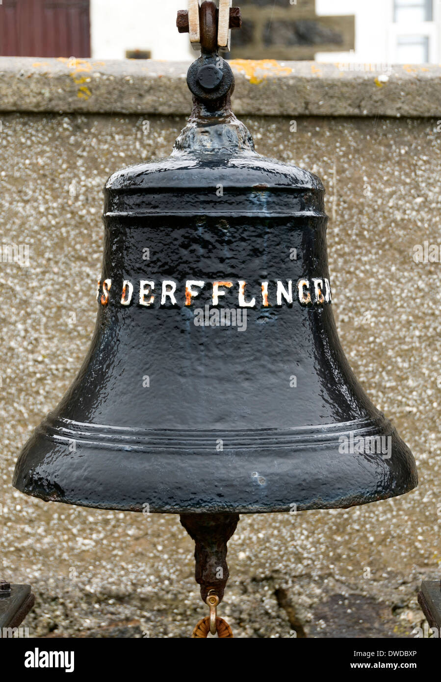 Ship's bell from the German Navy ship SMS Derfflinger, Church of St ...