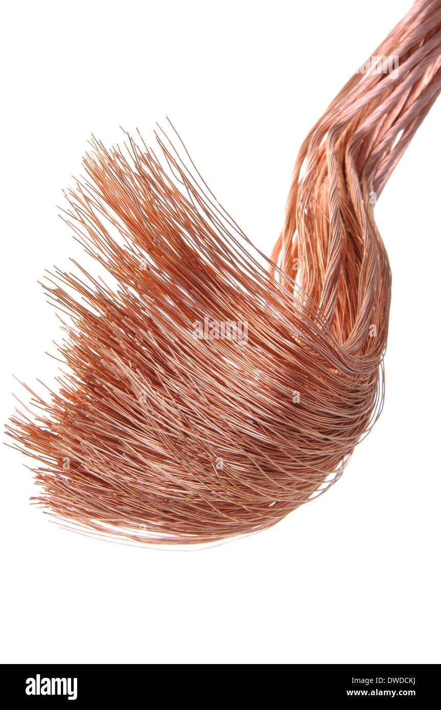Pure copper wire, symbol of industry and technology Stock Photo - Alamy