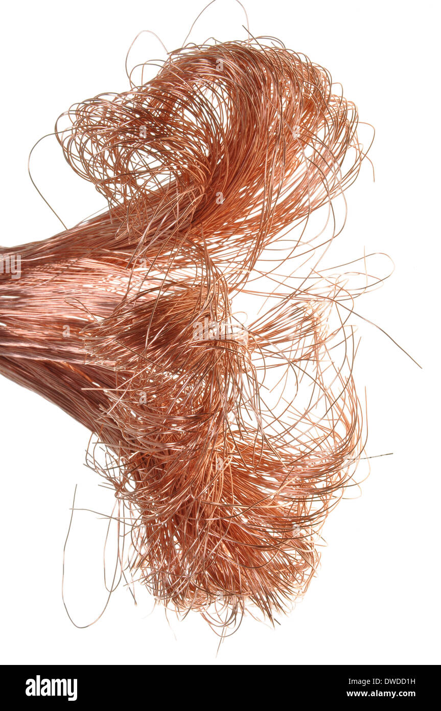 Pure copper wire, symbol of industry and technology Stock Photo - Alamy