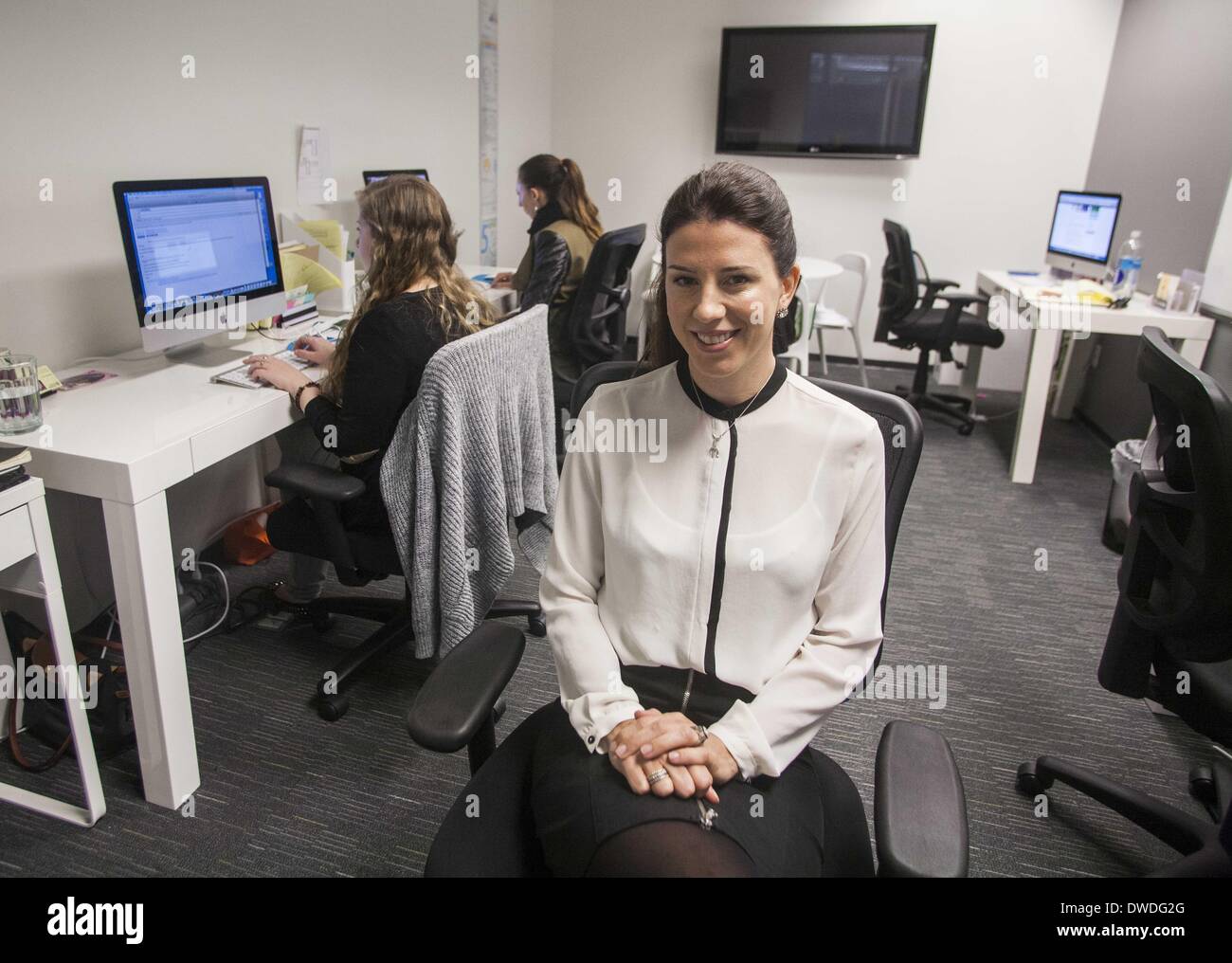 Los Angeles, California, USA. 18th Feb, 2014. Charlotte Crivelli ...