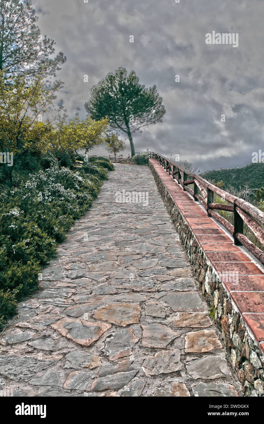 Path leading uphill hi-res stock photography and images - Alamy