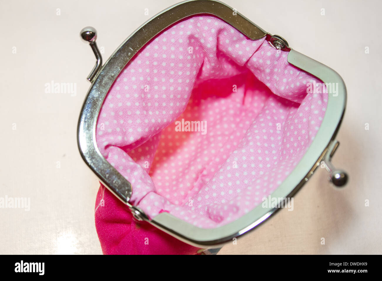 Small woman purse with withe background Stock Photo - Alamy