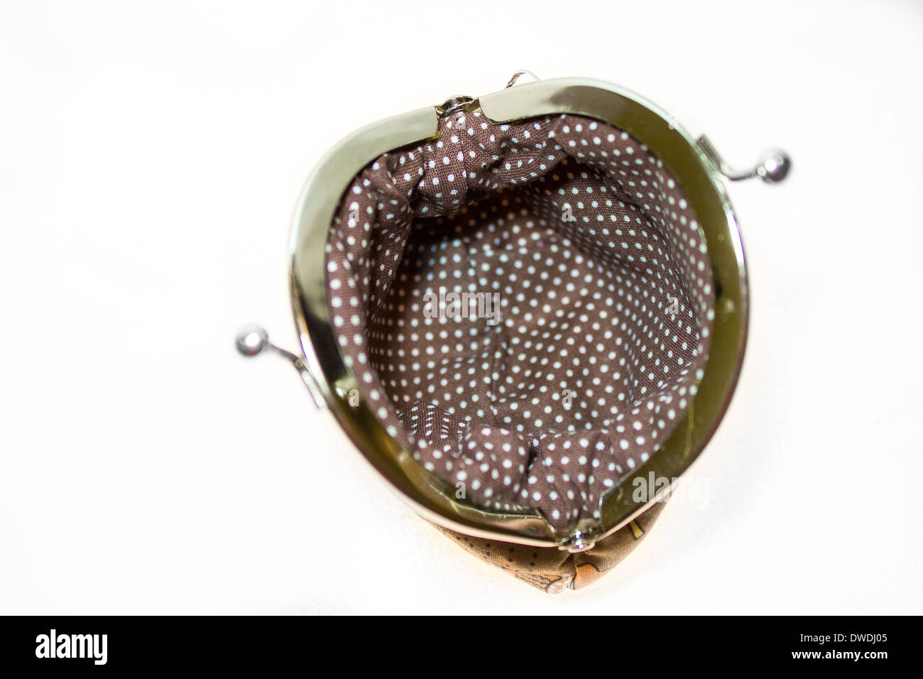 Small woman purse with withe background Stock Photo - Alamy