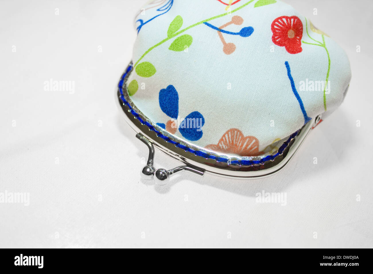 Small woman purse with withe background Stock Photo - Alamy