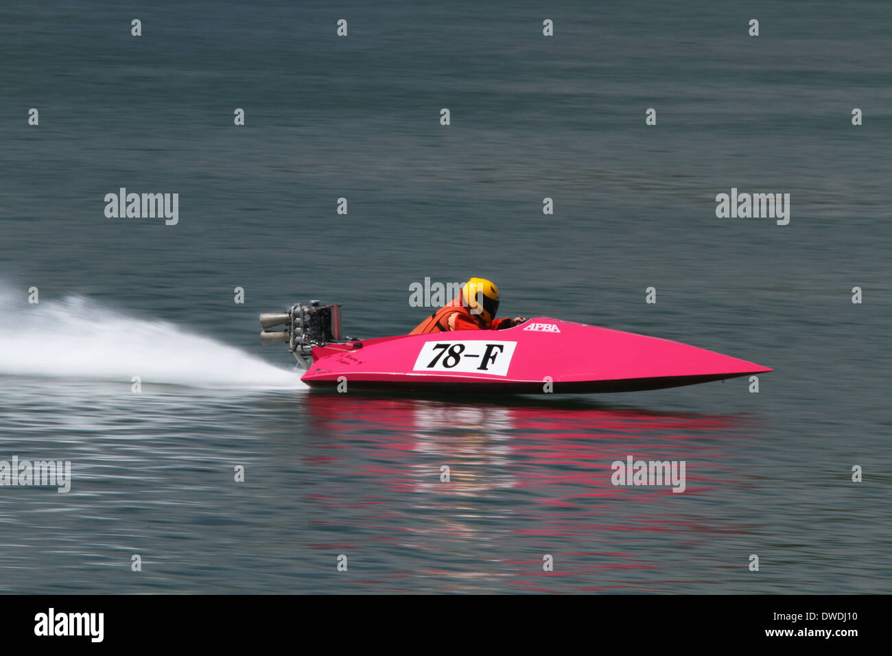 Power Boat Racing Stock Photo - Alamy