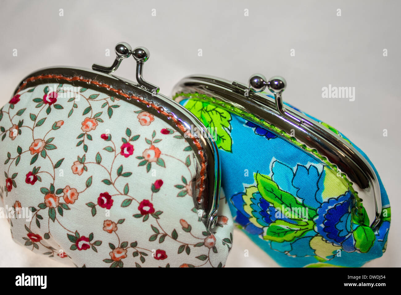 Small woman purse with withe background Stock Photo - Alamy