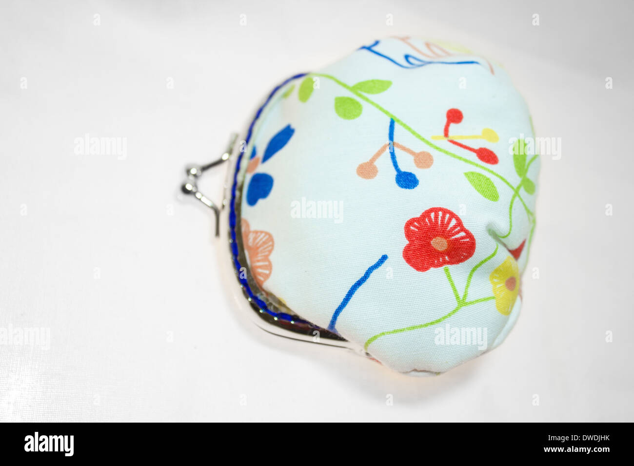 Small woman purse with withe background Stock Photo - Alamy