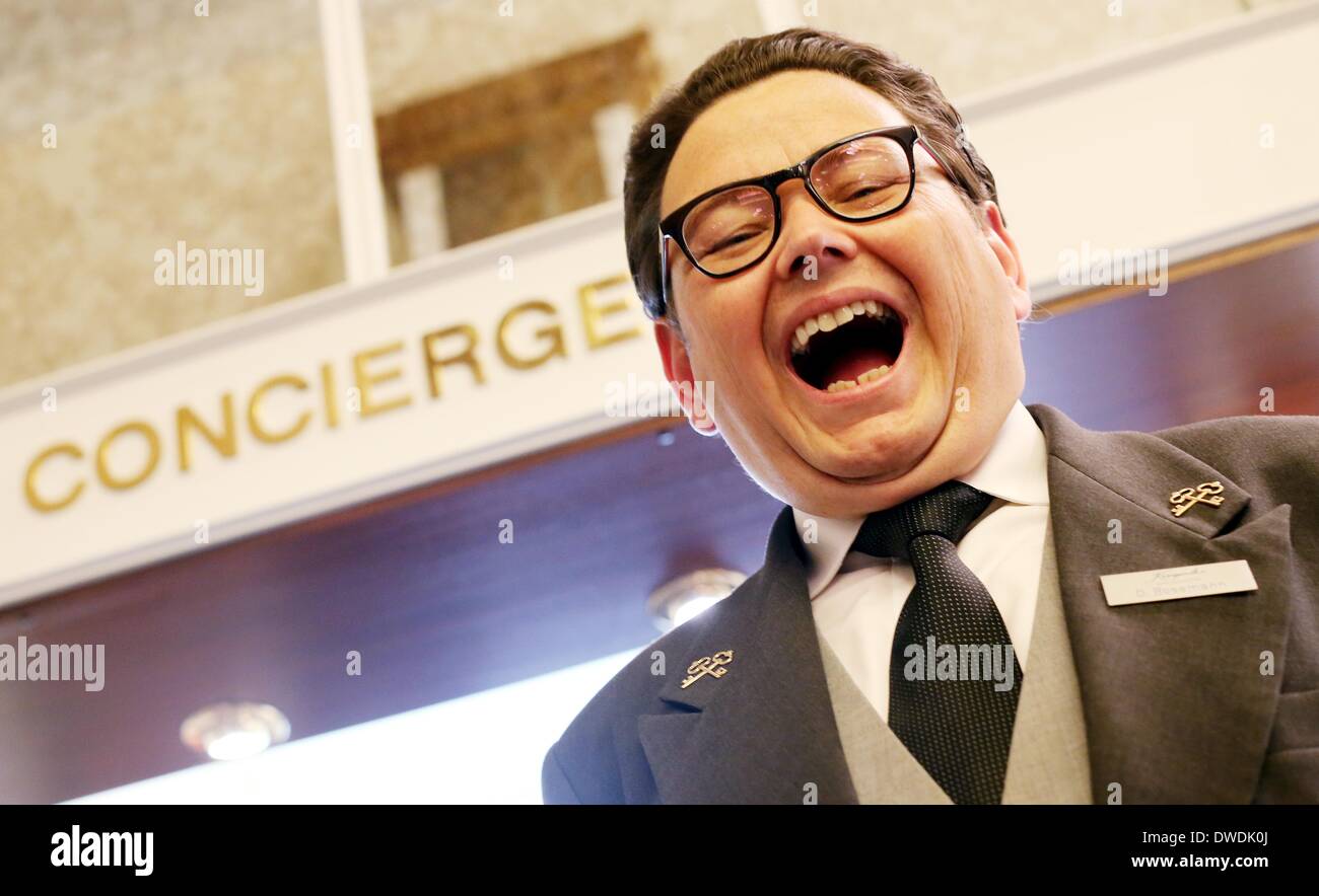 Hamburg, Germany. 05th Mar, 2014. Concierge Dirk Bossmann poses in the ...