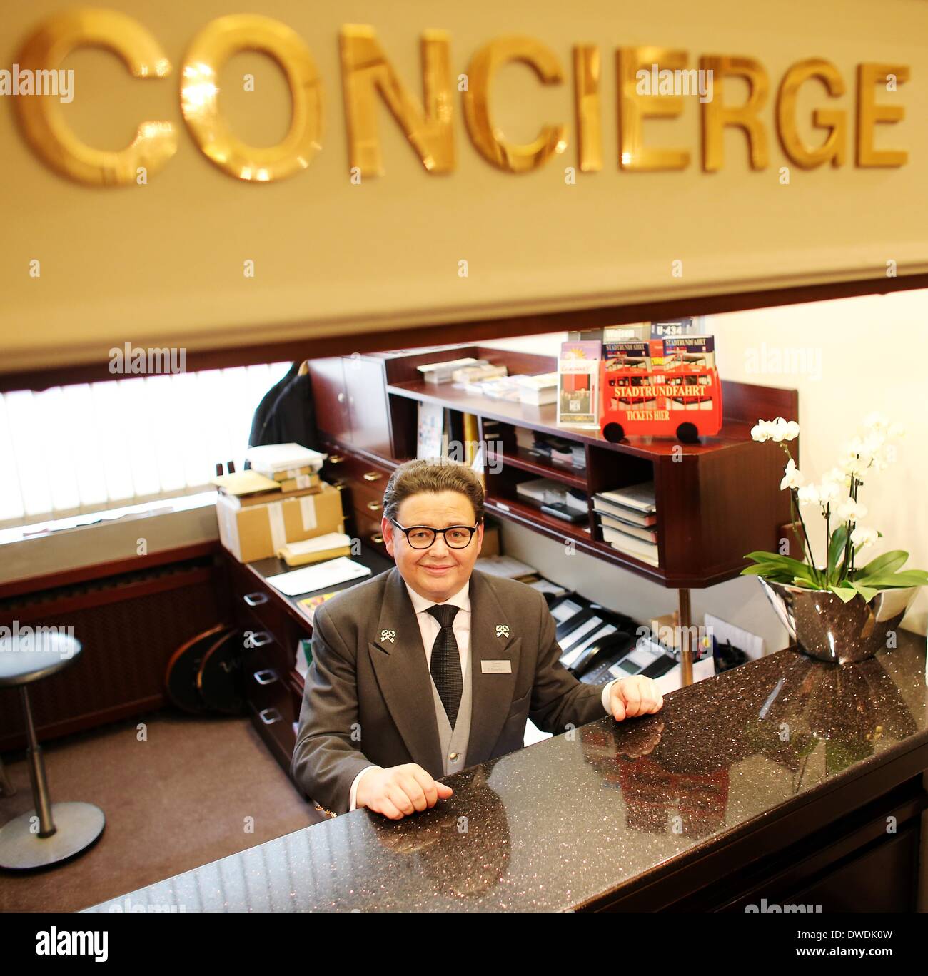 Grand budapest hotel concierge hi-res stock photography and images - Alamy