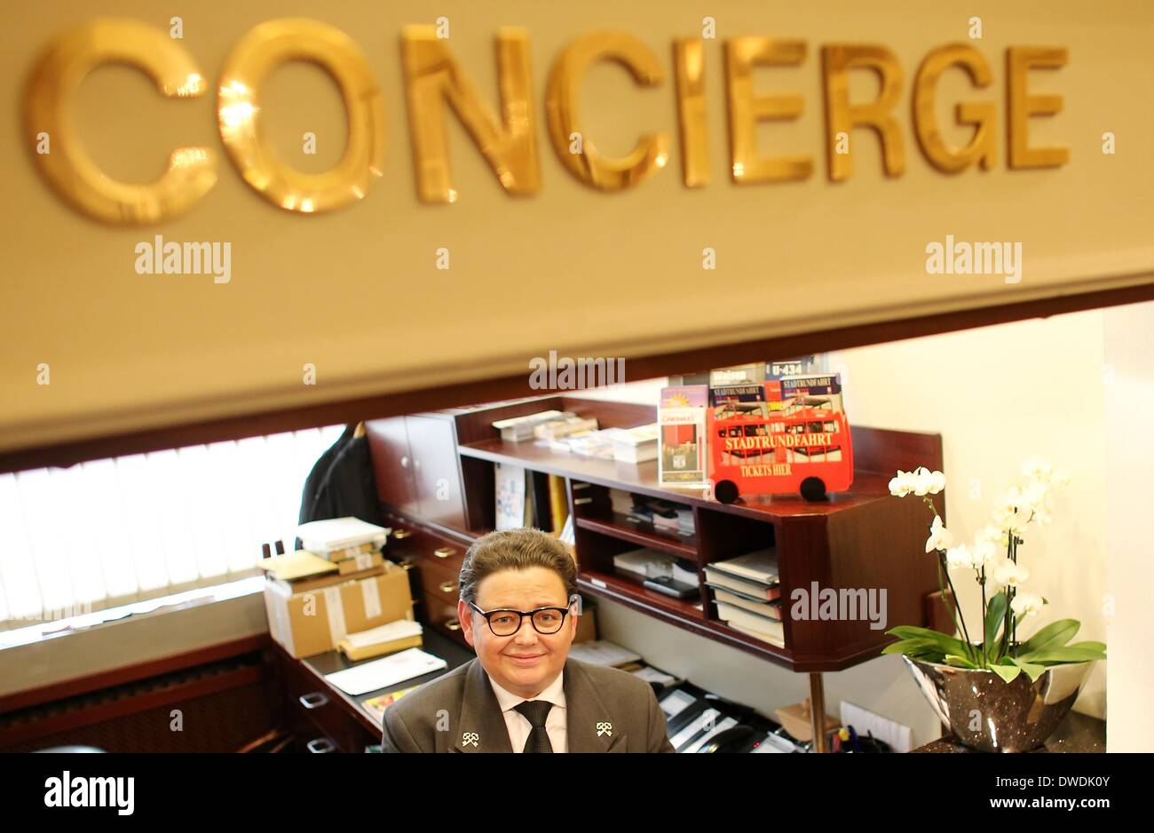 Grand budapest hotel concierge hi-res stock photography and images - Alamy
