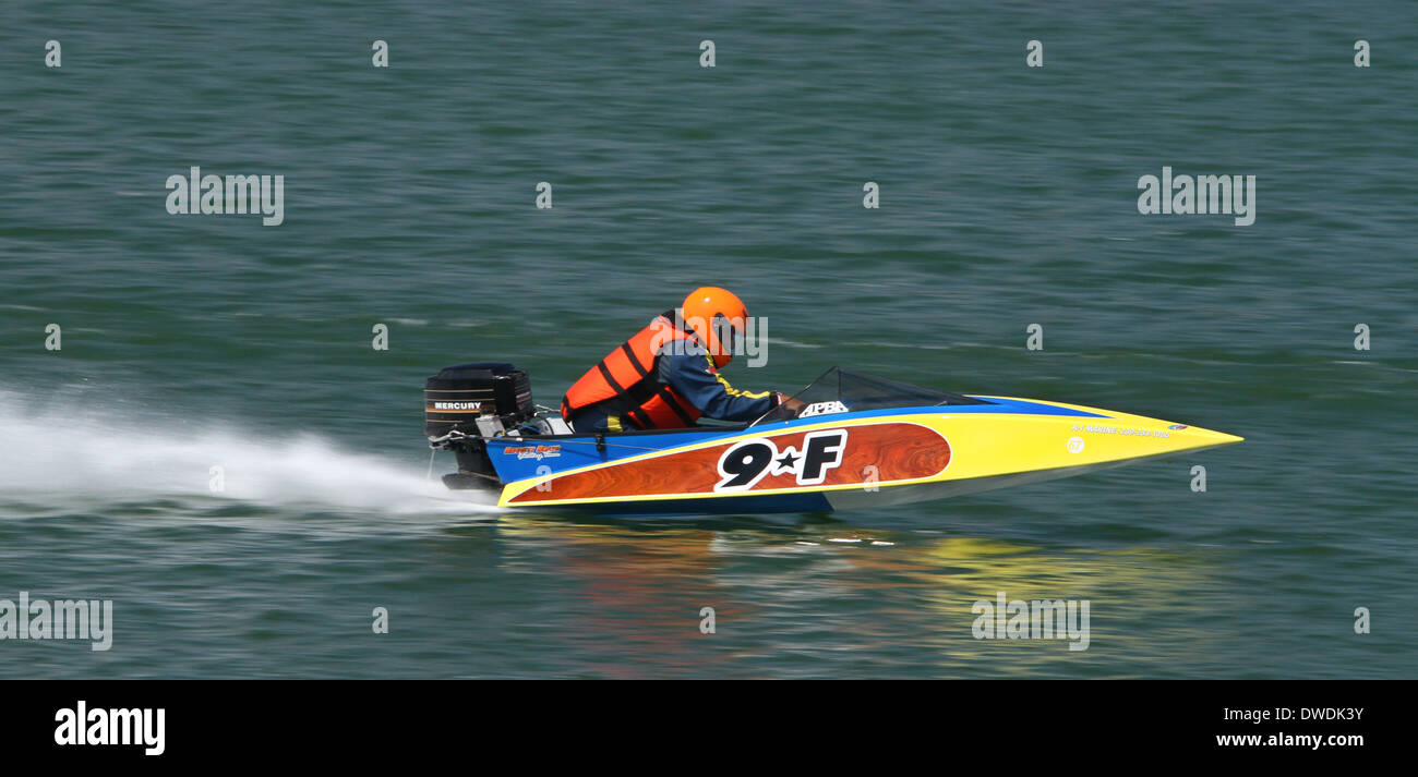 Power Boat Racing Stock Photo - Alamy