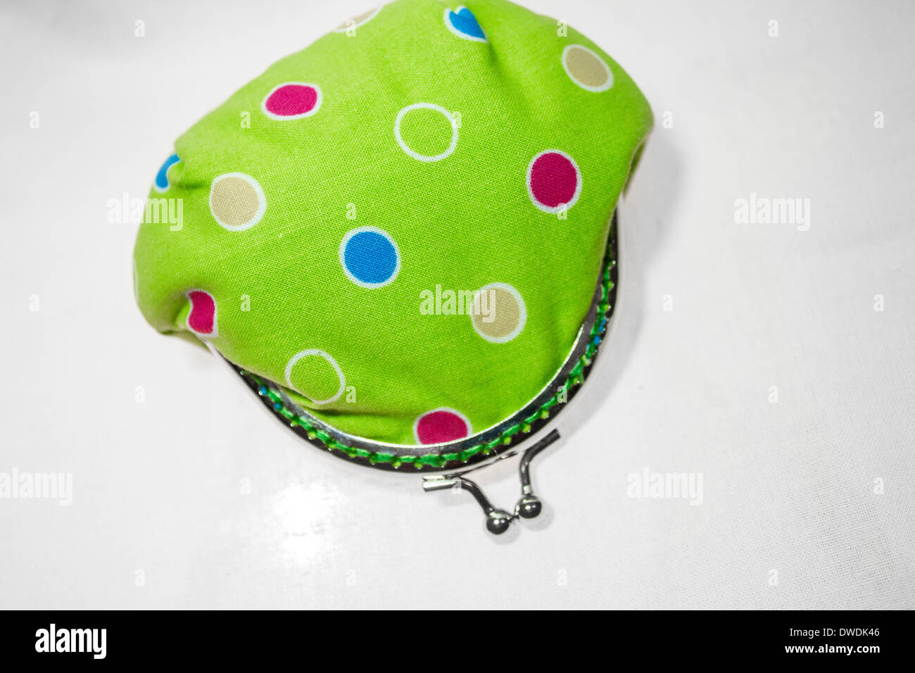 Small woman purse with withe background Stock Photo - Alamy