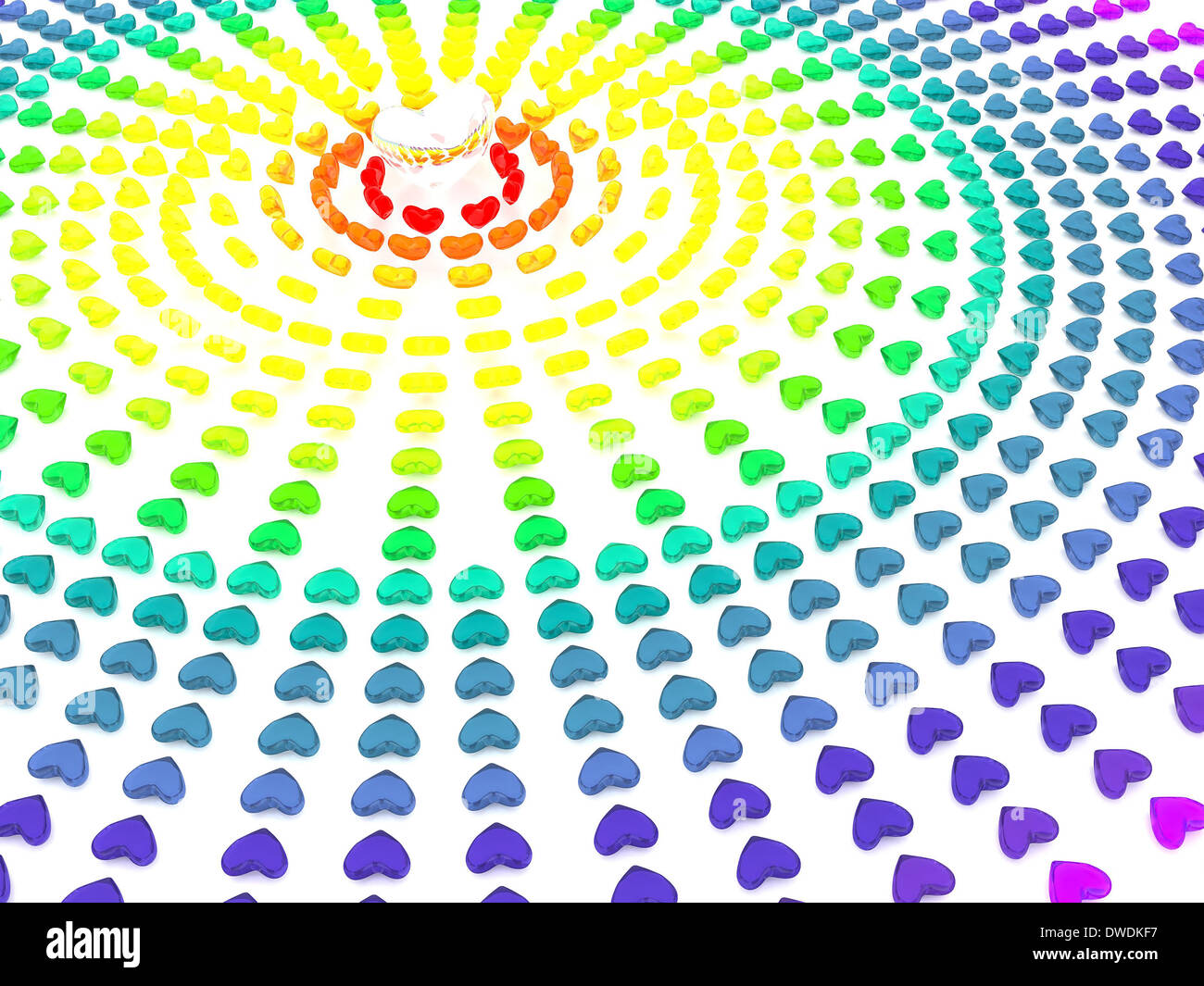 transparent color-full heart isolated for background Stock Photo - Alamy