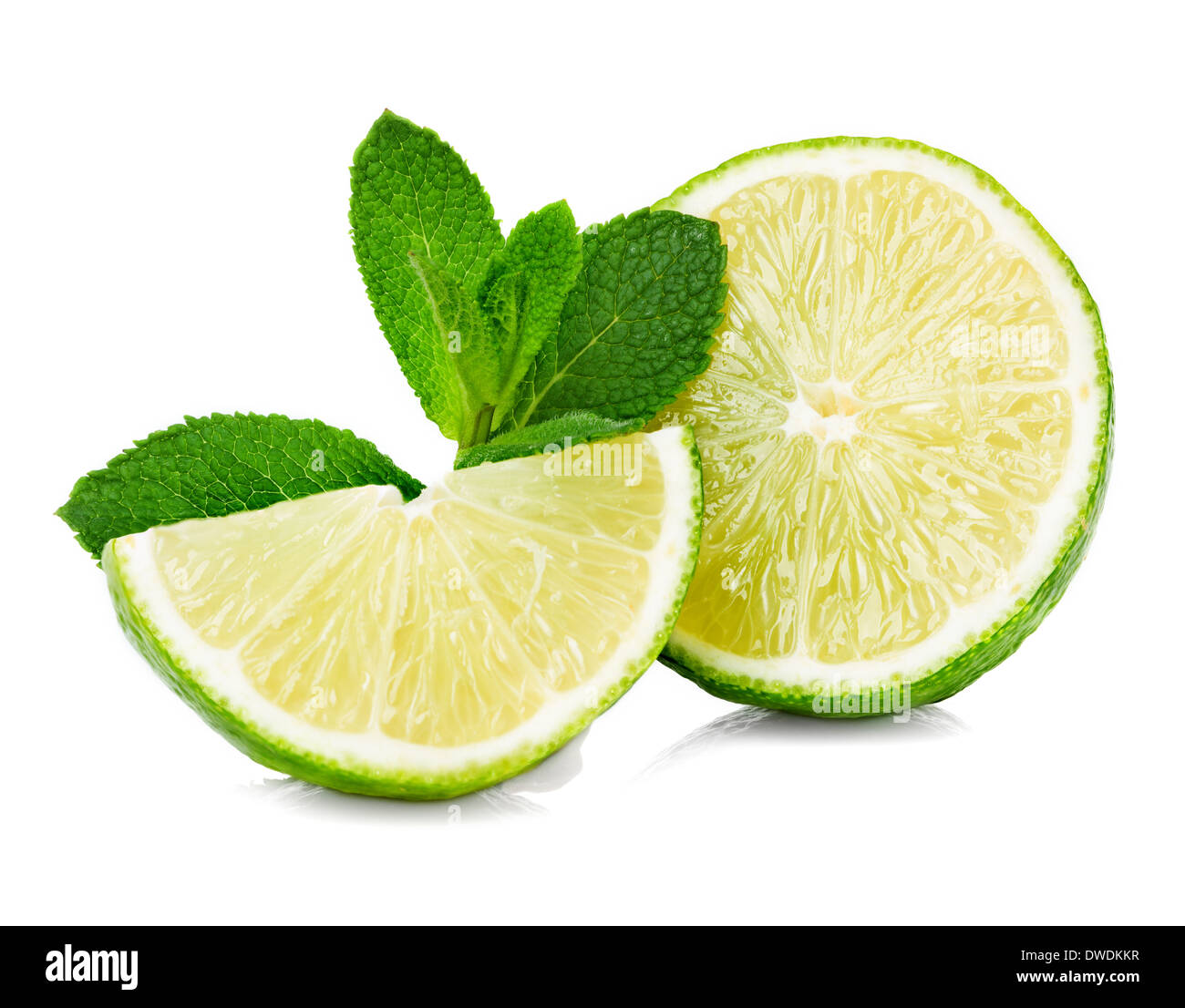 lime isolated on white background Stock Photo - Alamy