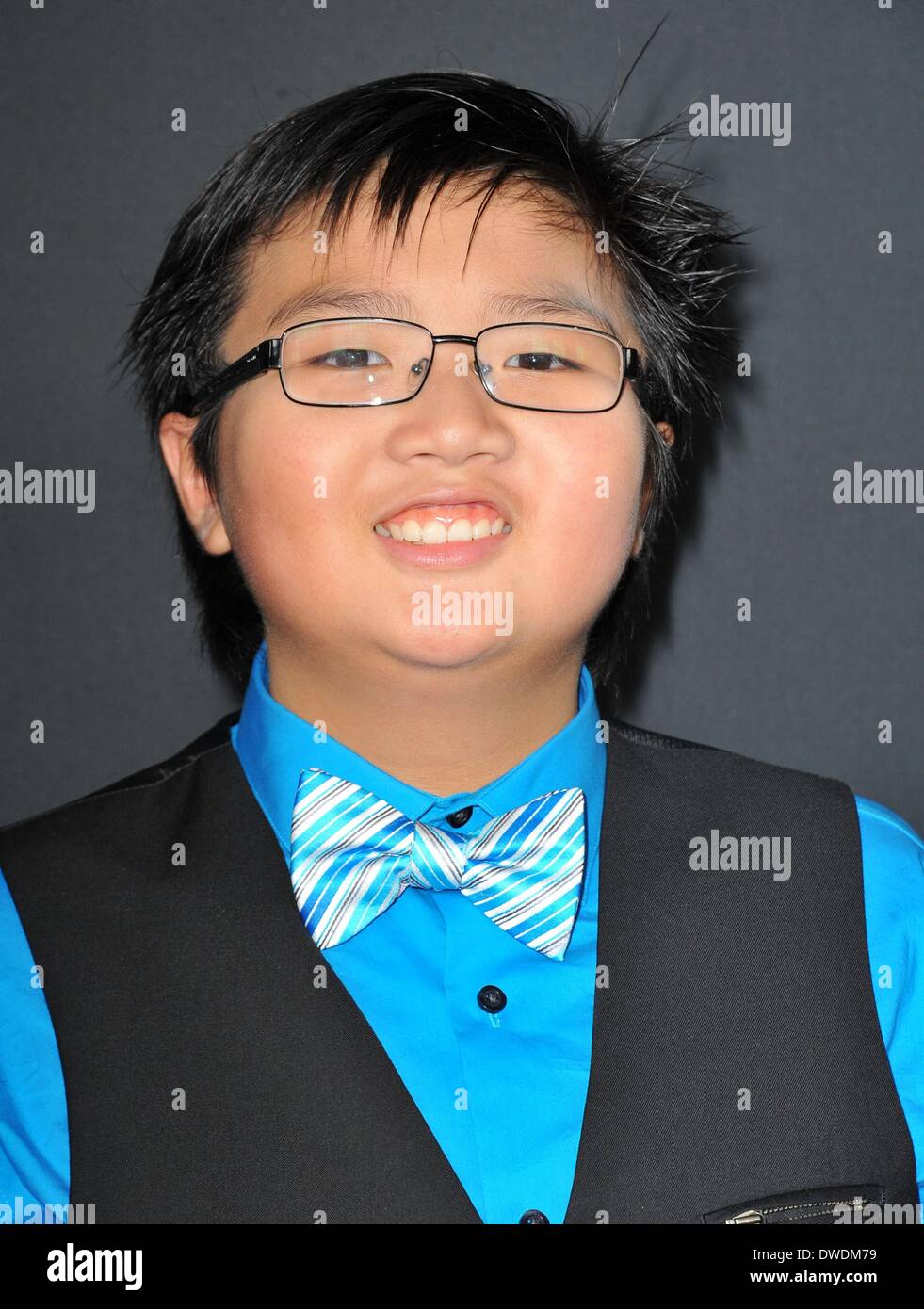 Los Angeles, CA, USA. 5th Mar, 2014. Matthew Zhang at arrivals for BAD ...