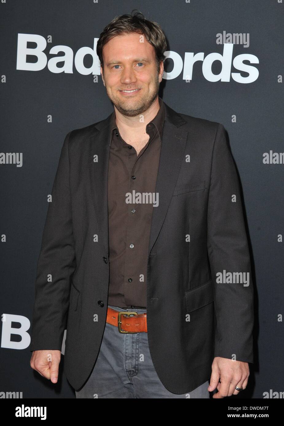 Los Angeles, CA, USA. 5th Mar, 2014. Greg Cromer at arrivals for BAD ...