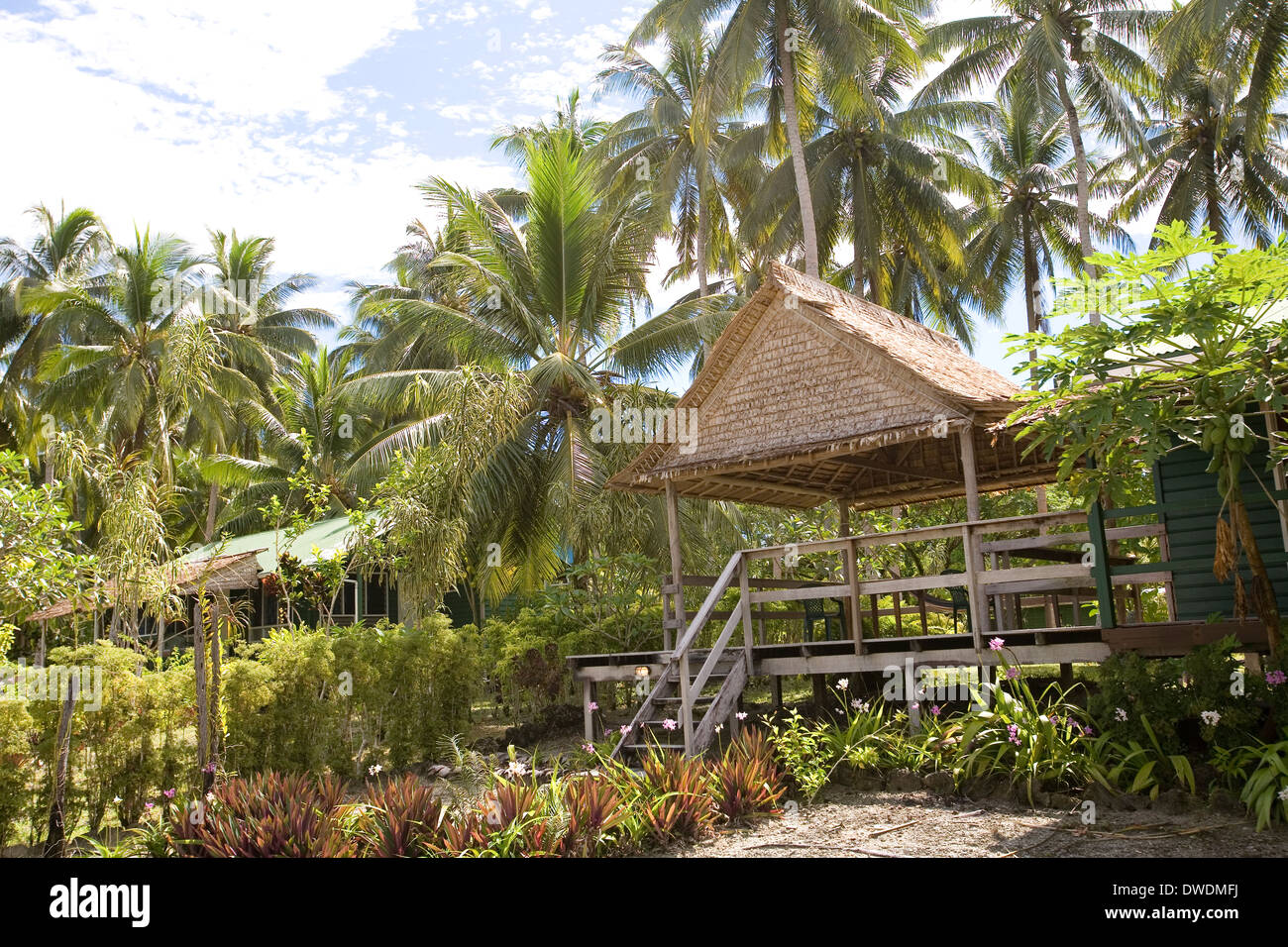 Tiny Uepi Island, nestled in the heart of Marovo Lagoon, Solomon ...