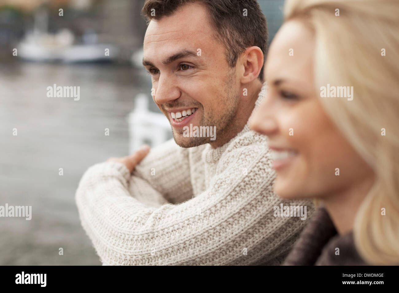 Happy couple sailing hi-res stock photography and images - Alamy