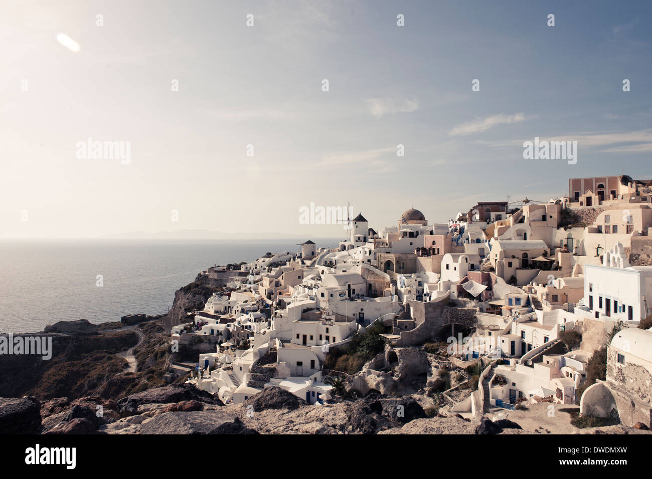 Famous destination Santorini scenic Stock Photo - Alamy
