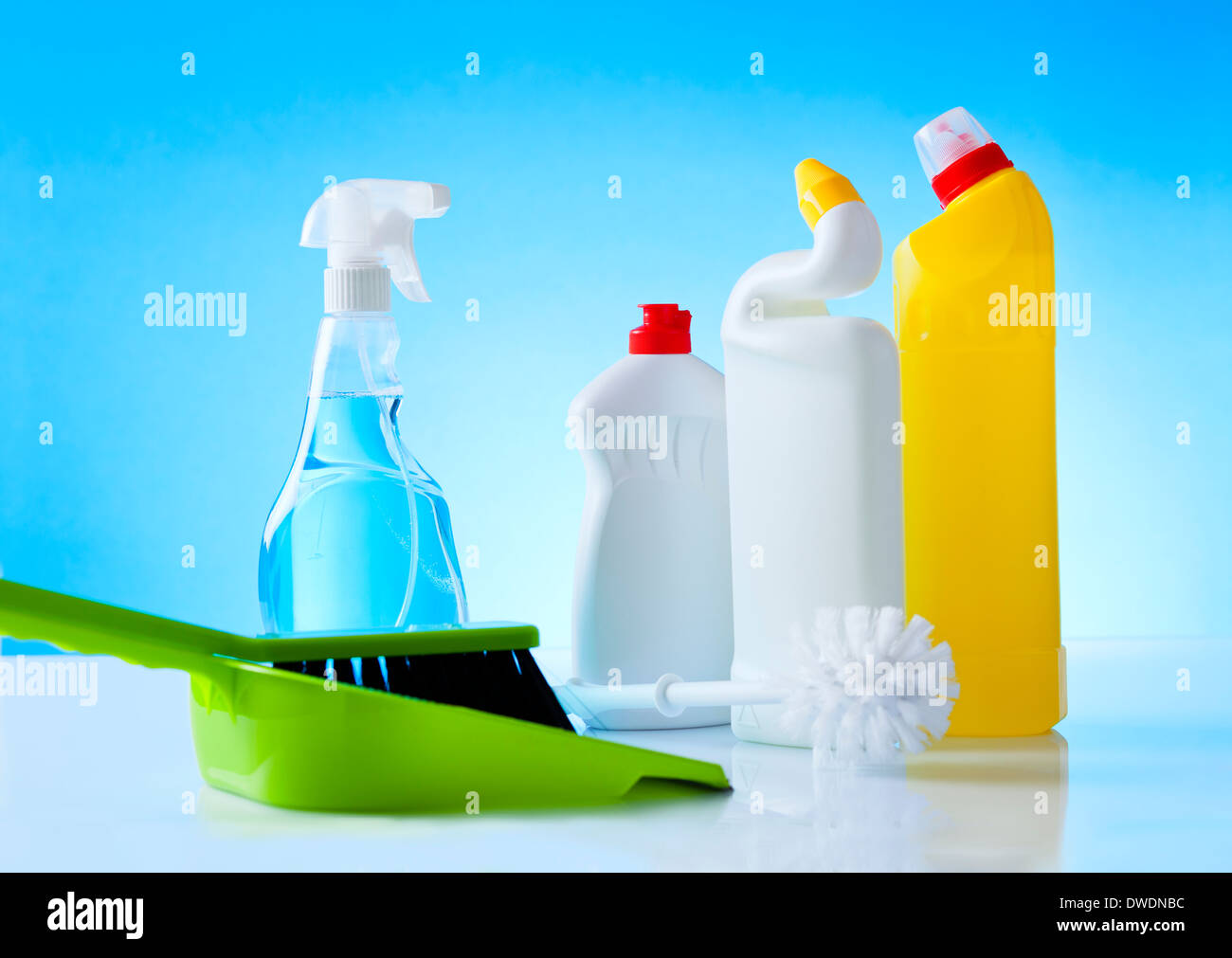house cleaning items Stock Photo - Alamy