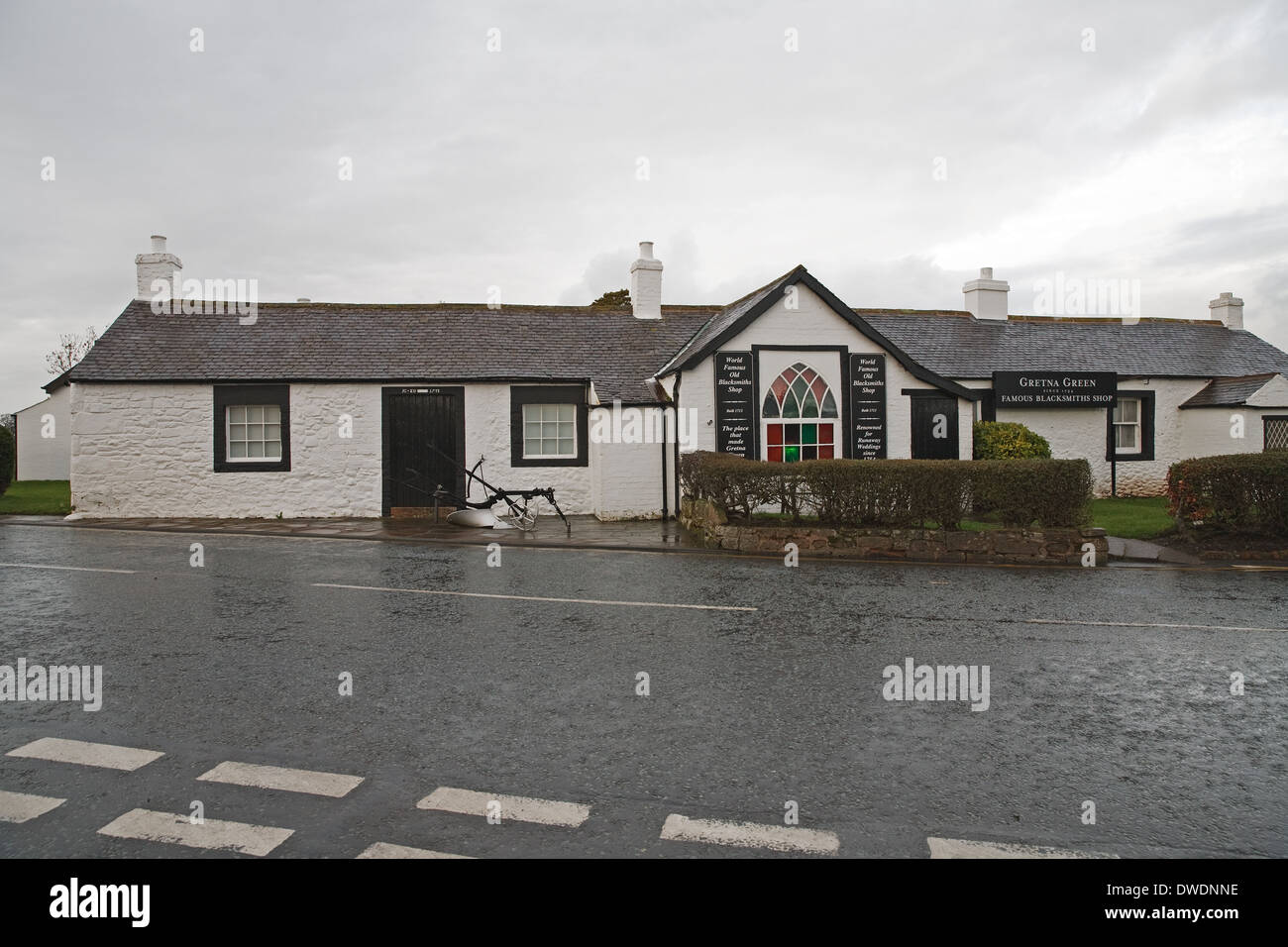Gretna Green world famous Blacksmiths cottage which has been holding ...