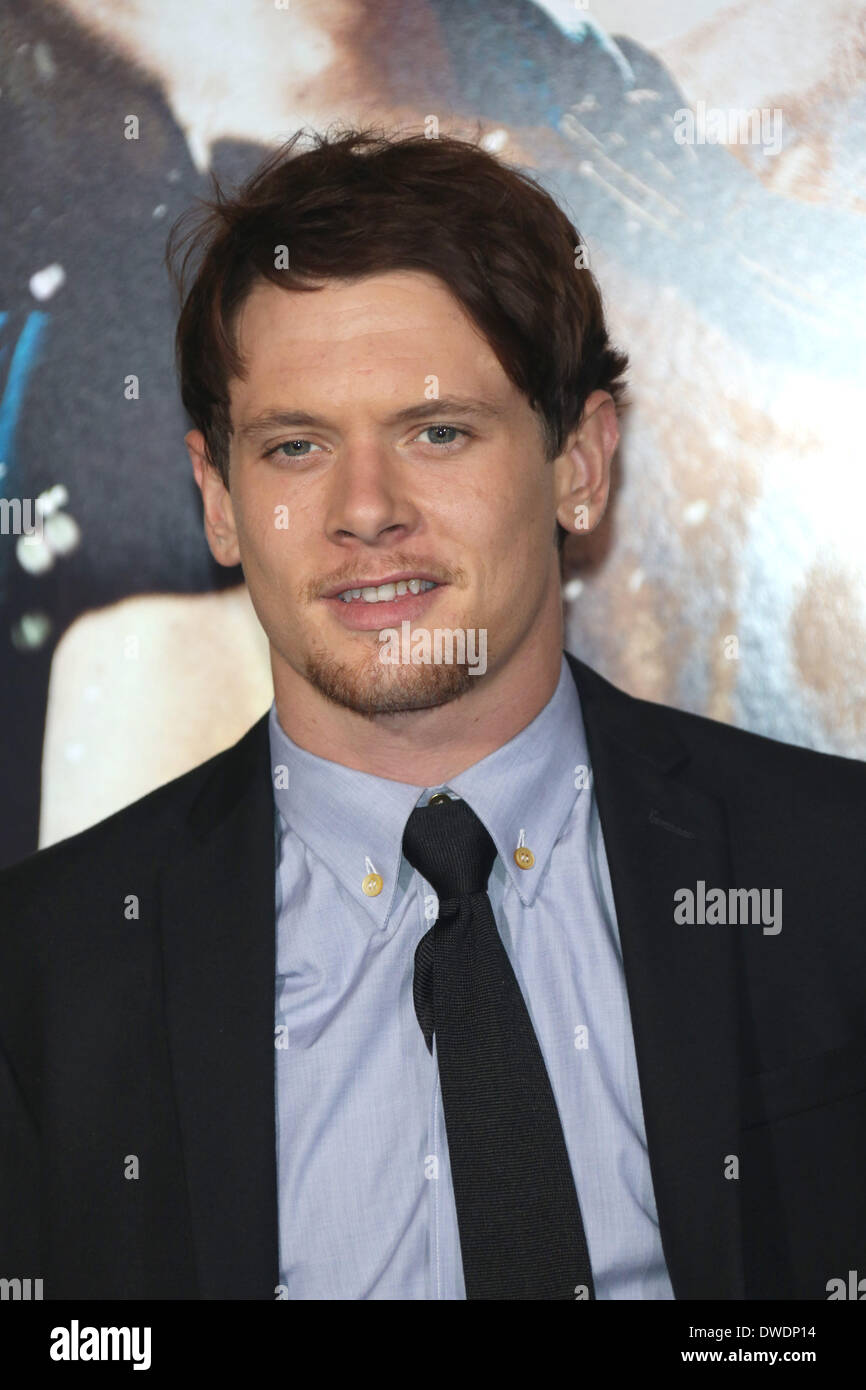 Actor Jack O'Connell attends the premiere of 300: Rise Of An Empire at ...