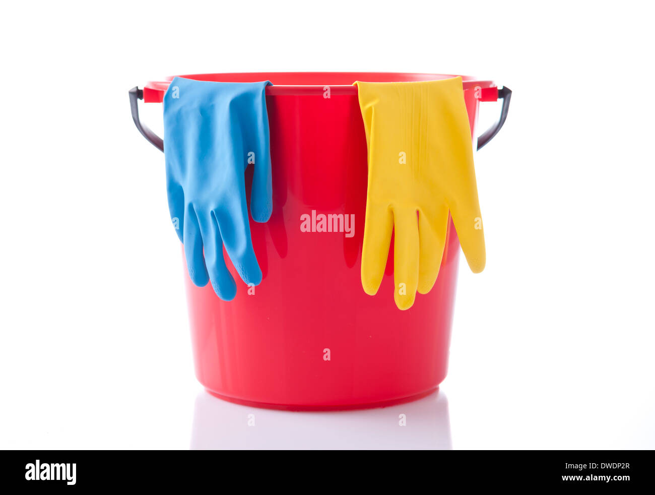cleaning items for housekeeping Stock Photo - Alamy