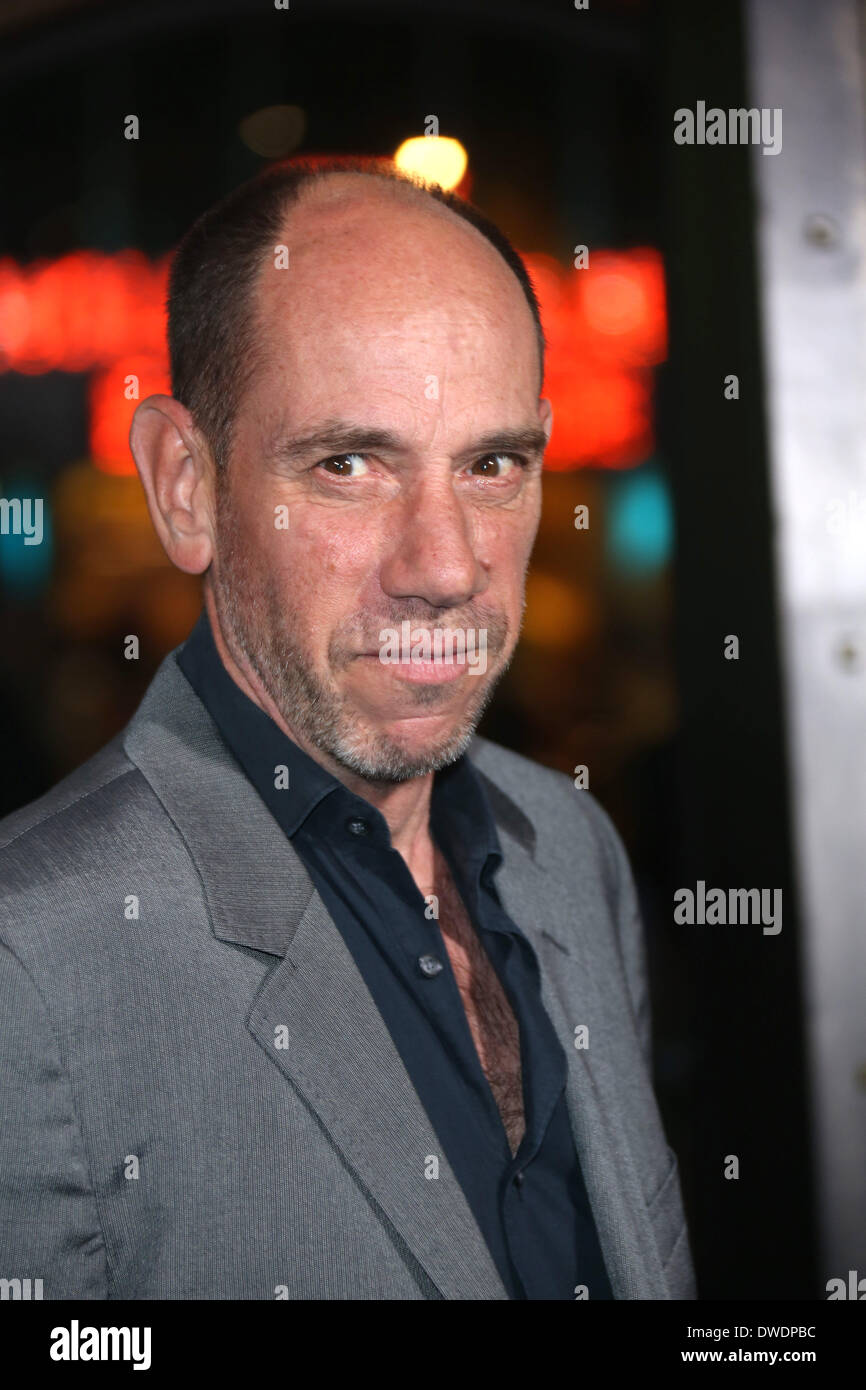 Actor Miguel Ferrer attends the premiere of 300: Rise Of An Empire at ...