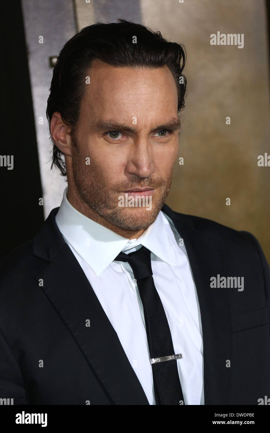 Actor Callan Mulvey attends the premiere of 300: Rise Of An Empire at ...