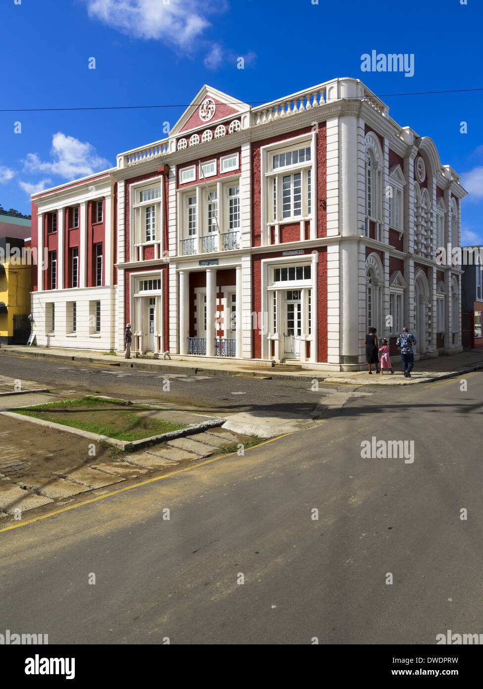 Caribbean, Lesser Antilles, Saint Lucia, Castries, central library ...