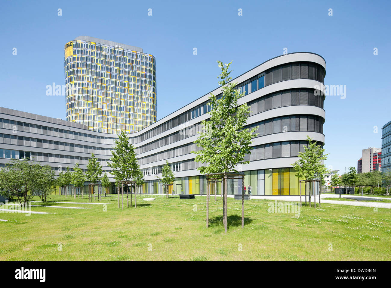 Germany, Bavaria, Munich, View of the ADAC headquarters Stock Photo - Alamy