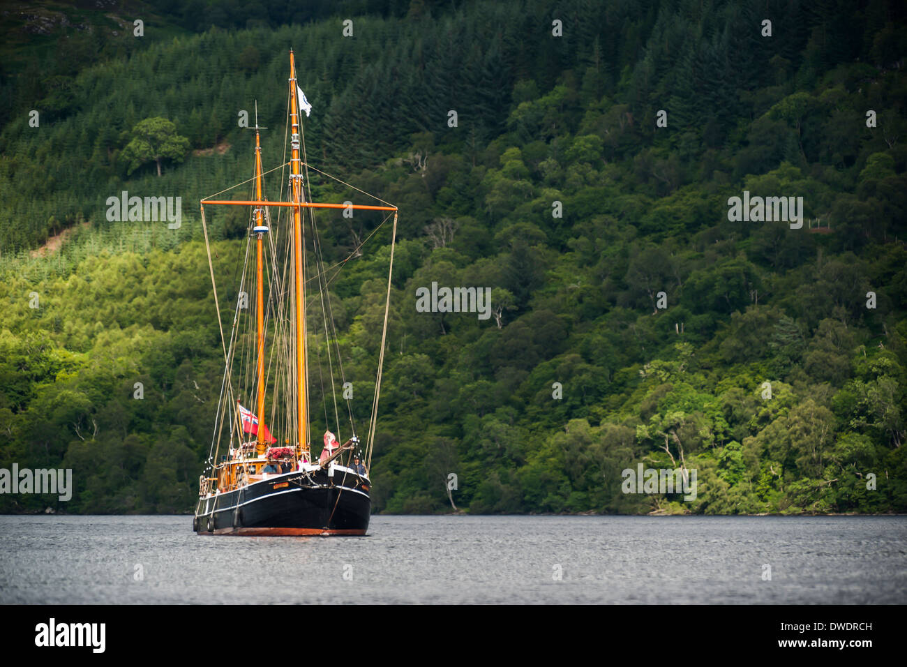 Great Britain, Scotland, Loch Ness, ship, tour Stock Photo - Alamy