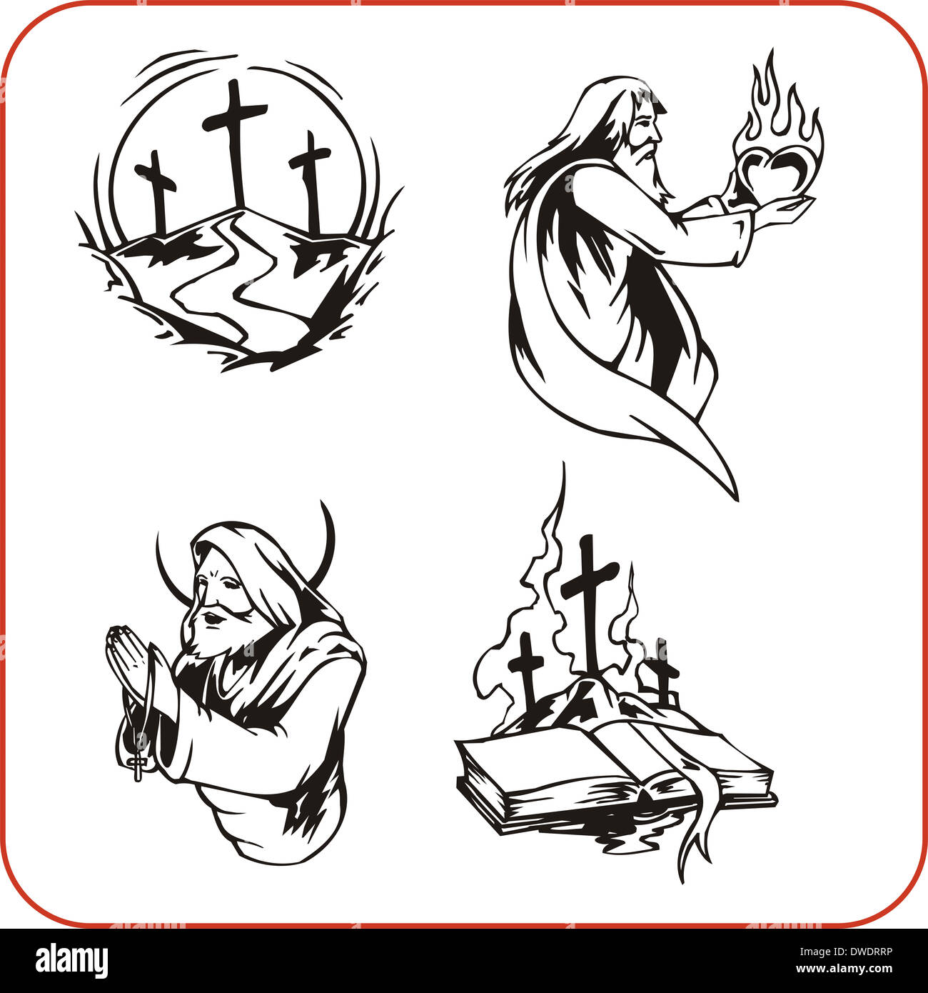 Christian Religion - illustration Stock Photo - Alamy