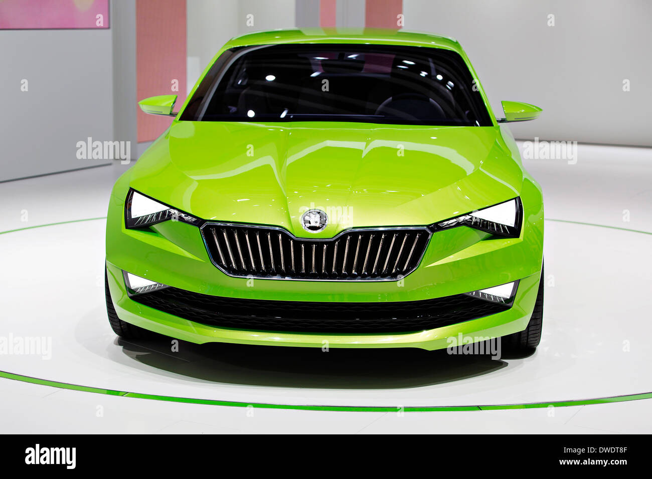 Skoda Vision C, interior Stock Photo - Alamy