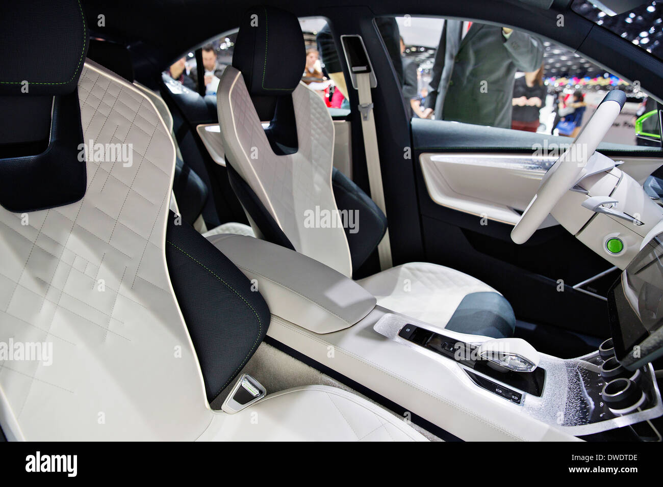 Skoda Vision C, interior Stock Photo - Alamy
