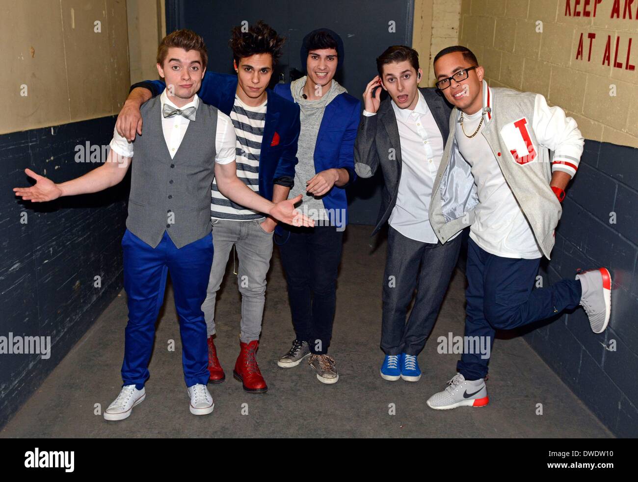 New York, NY, USA. 5th Mar, 2014. Midnight Red, Colton Rudloff, Thomas ...