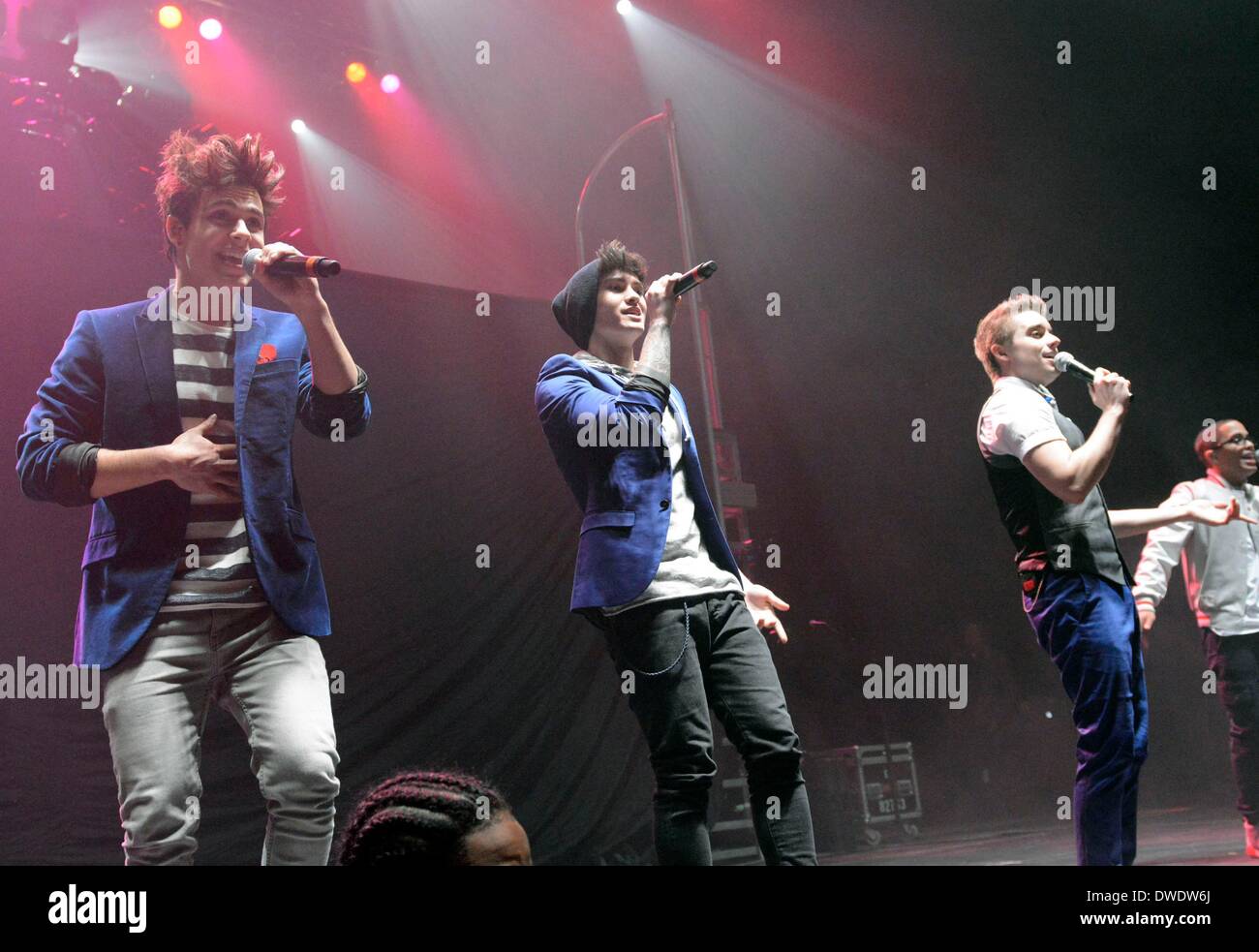 New York, NY, USA. 5th Mar, 2014. Midnight Red, Colton Rudloff, Thomas ...