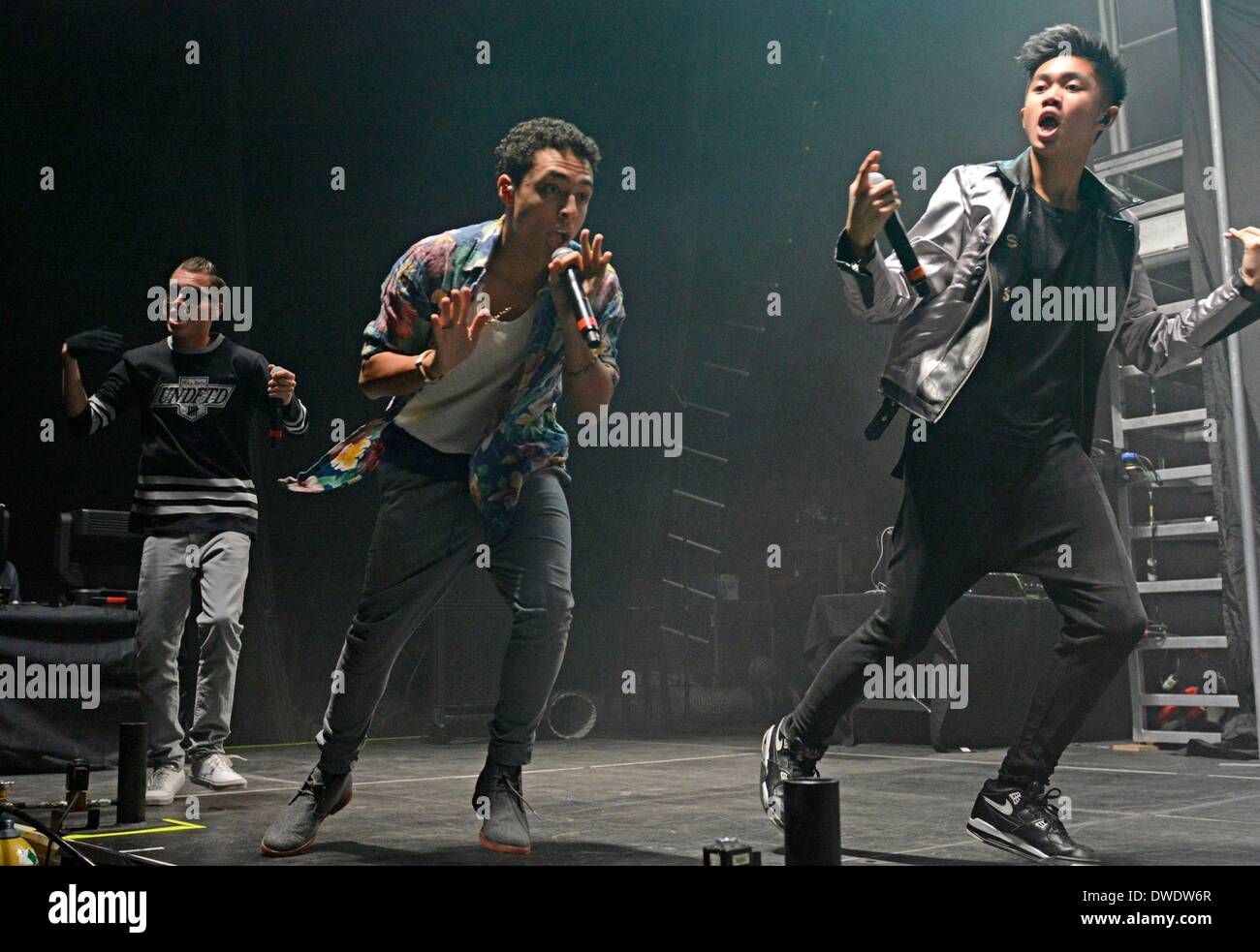 New York, NY, USA. 5th Mar, 2014. W3 The Future, 3siXT aka Alex Chaidez ...