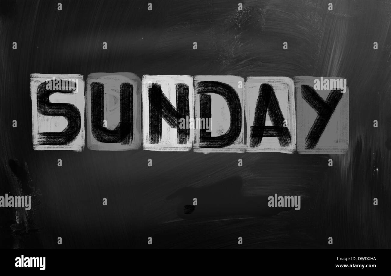 Happy sunday Black and White Stock Photos & Images - Alamy