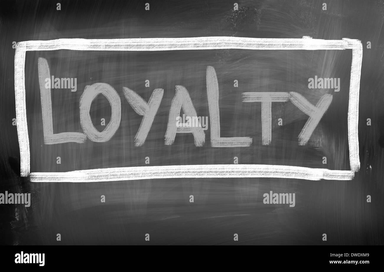 Word loyalty Black and White Stock Photos & Images - Alamy