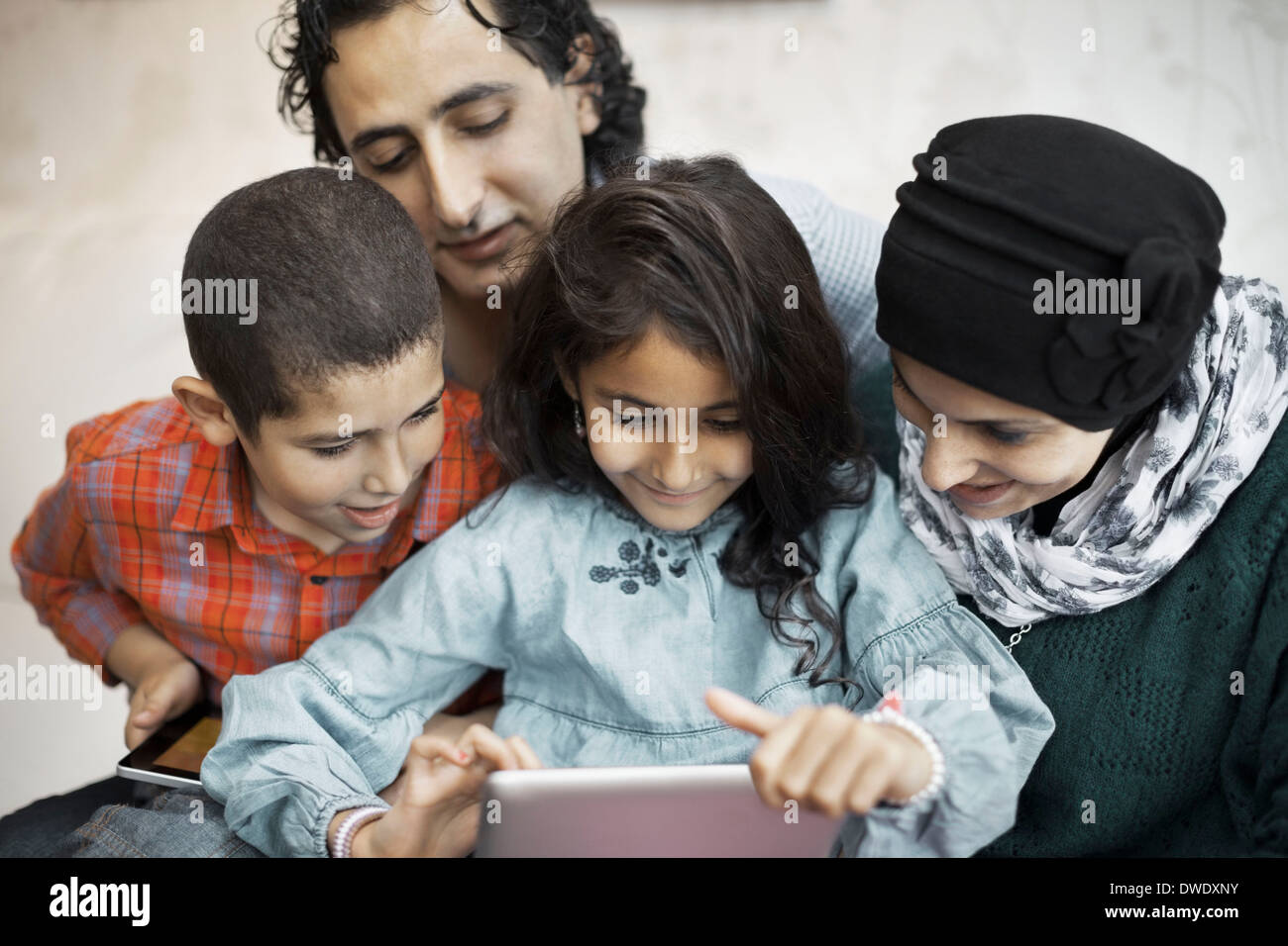 Family muslim home hi-res stock photography and images - Alamy