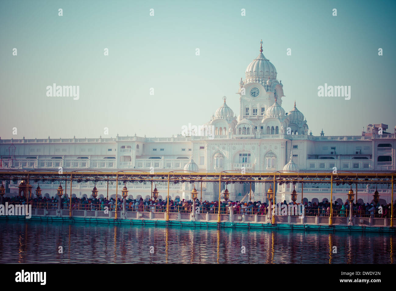 Sikh gurdwara Golden Temple (Harmandir Sahib). Amritsar, Punjab, India ...
