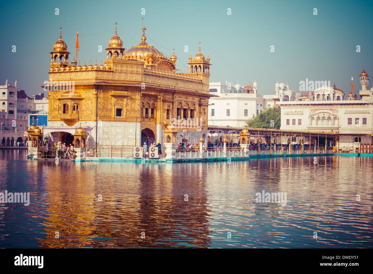 Sikh gurdwara Golden Temple (Harmandir Sahib). Amritsar, Punjab, India ...