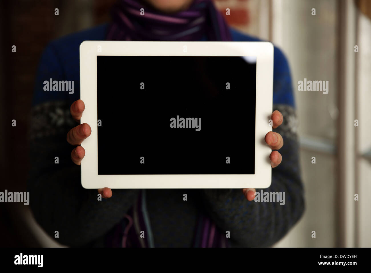Screen hands closeup hi-res stock photography and images - Alamy