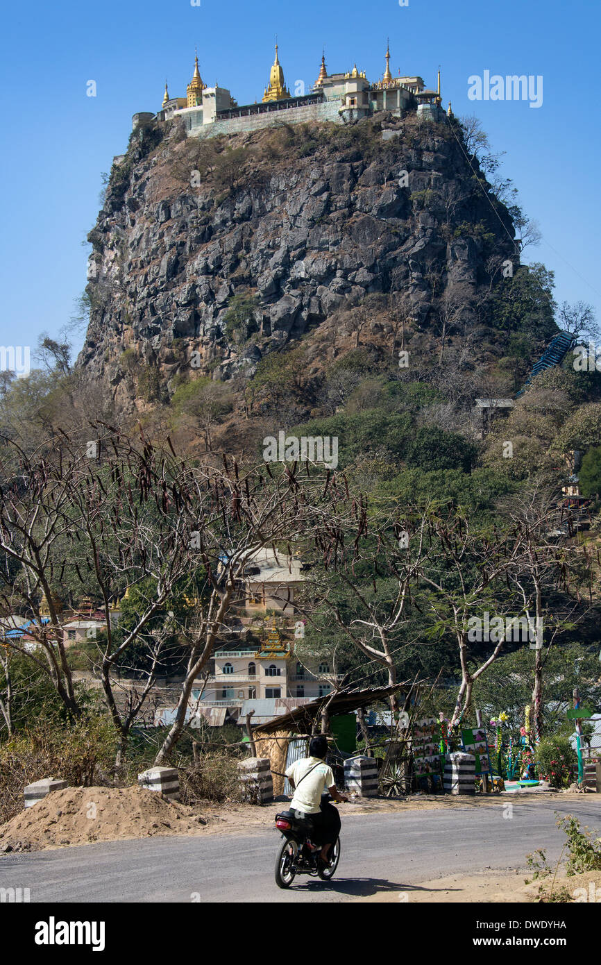 Mount Popa Monastery in Myanmar (Burma Stock Photo - Alamy