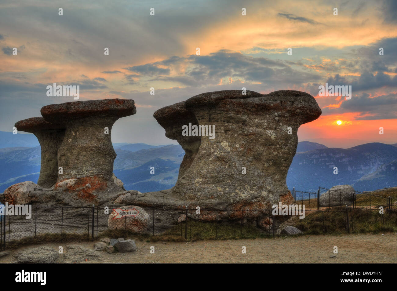 stone group named "Babele" in Bucegi, Carpati, Romania Stock Photo - Alamy